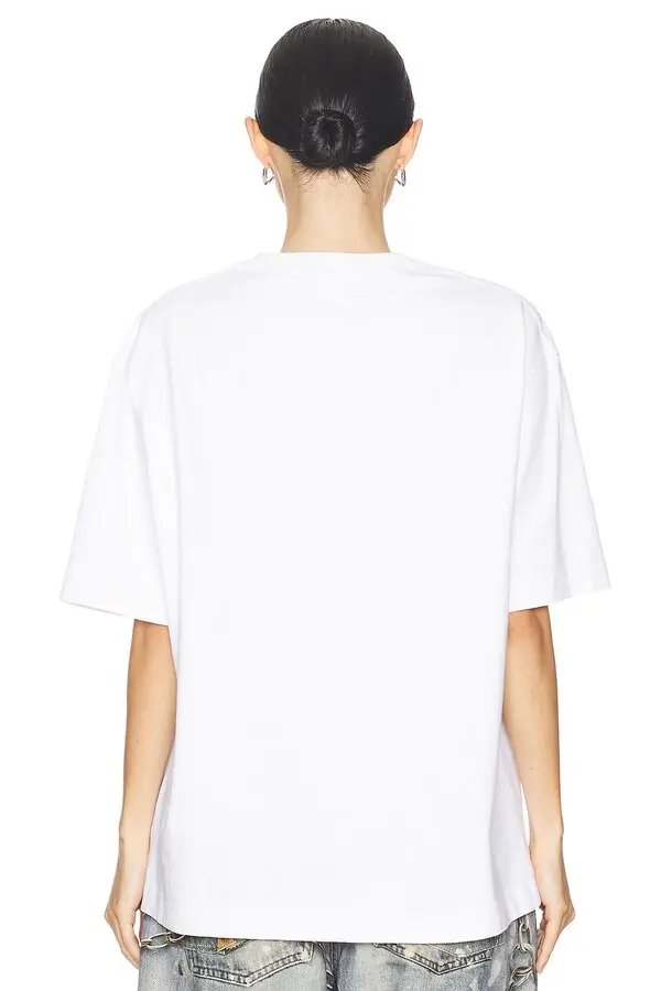 Acne Studios T Shirt In Optic White - 42% Off | Editorialist
